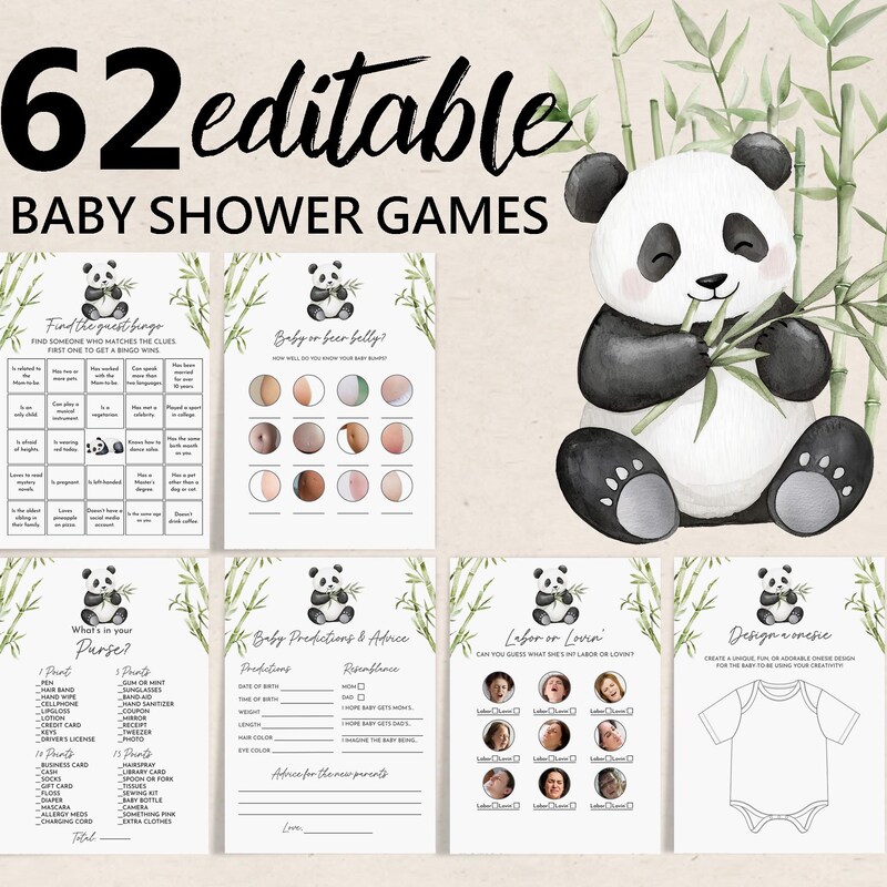 Panda Baby Shower - Etsy