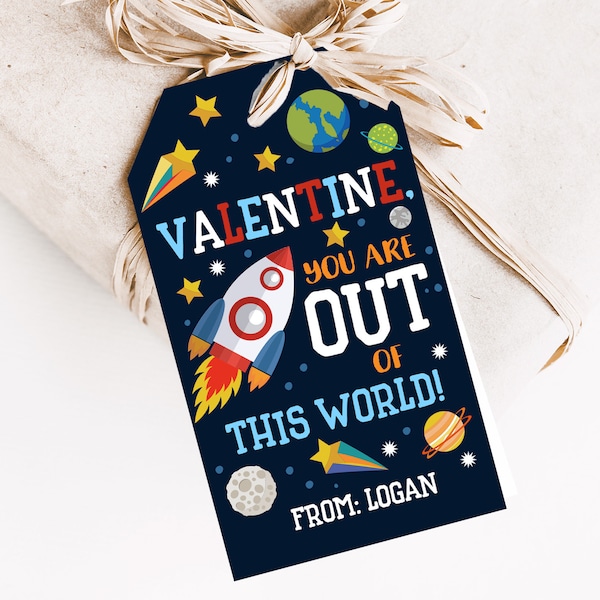 Space Valentine - Etsy