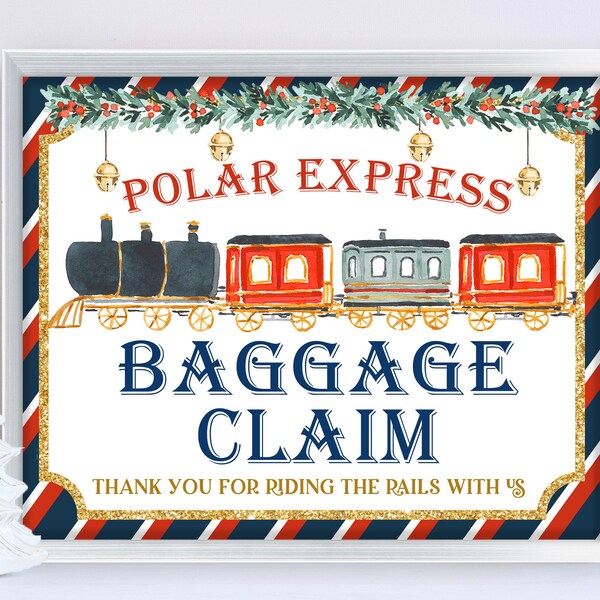 Polar Express Sign - Etsy