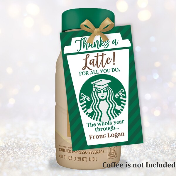 Thanks a Latte - Etsy