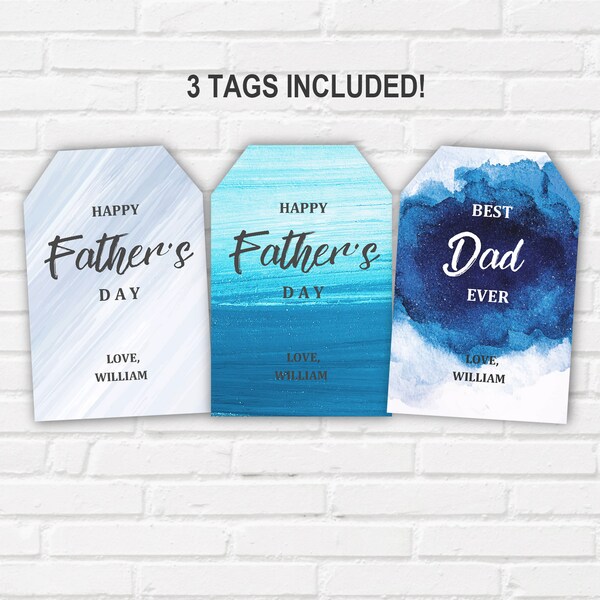 Fathers Day Tag - Etsy