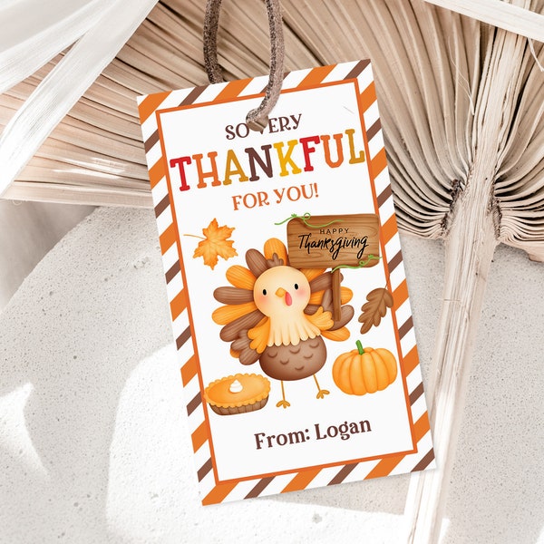 Thanksgiving Tags - Etsy