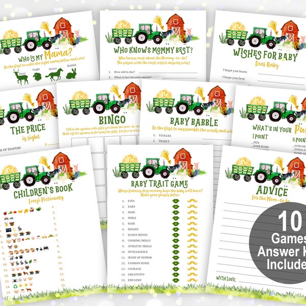 Farm Baby Shower - Etsy