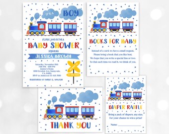 Train Baby Shower - Etsy