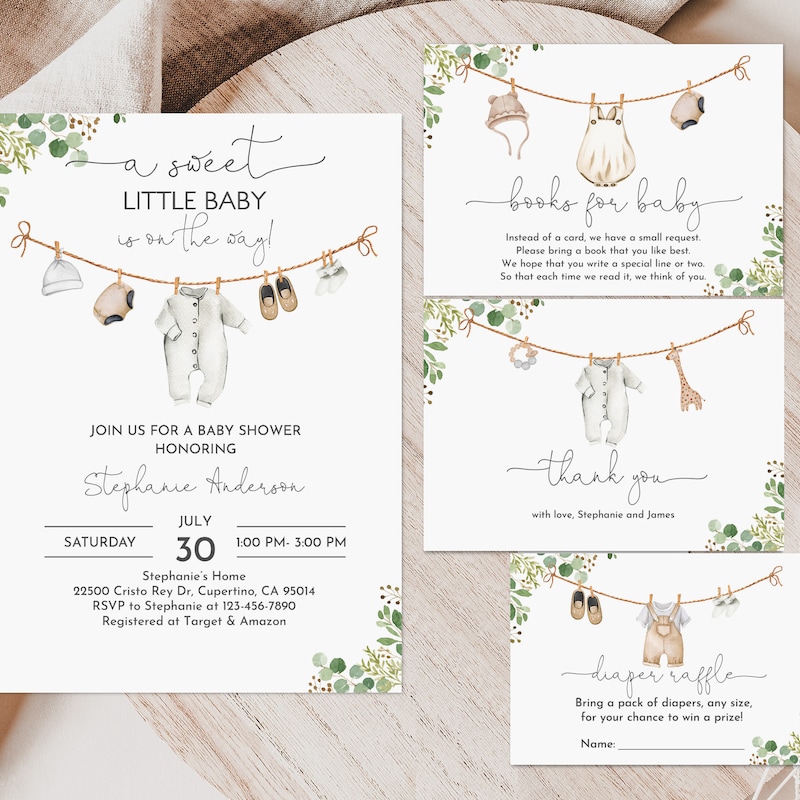 Gender Neutral Baby Shower Invitations - Etsy