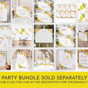 Editable Lemon Welcome Sign Pink Lemon Baby Shower Welcome Poster Girl ...