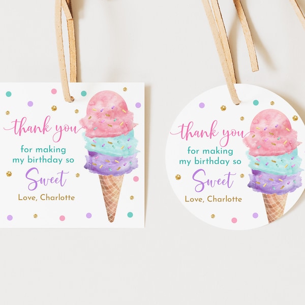 Ice Cream Favors - Etsy