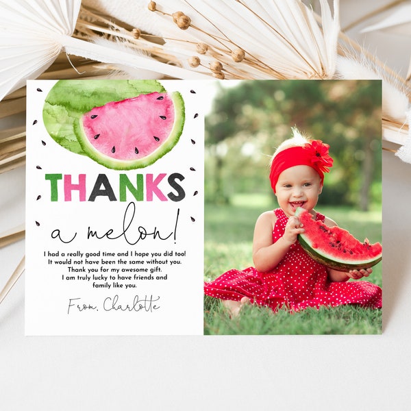 Watermelon Card - Etsy