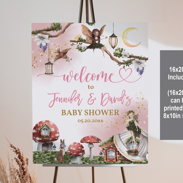 Fairies Welcome Sign - Etsy