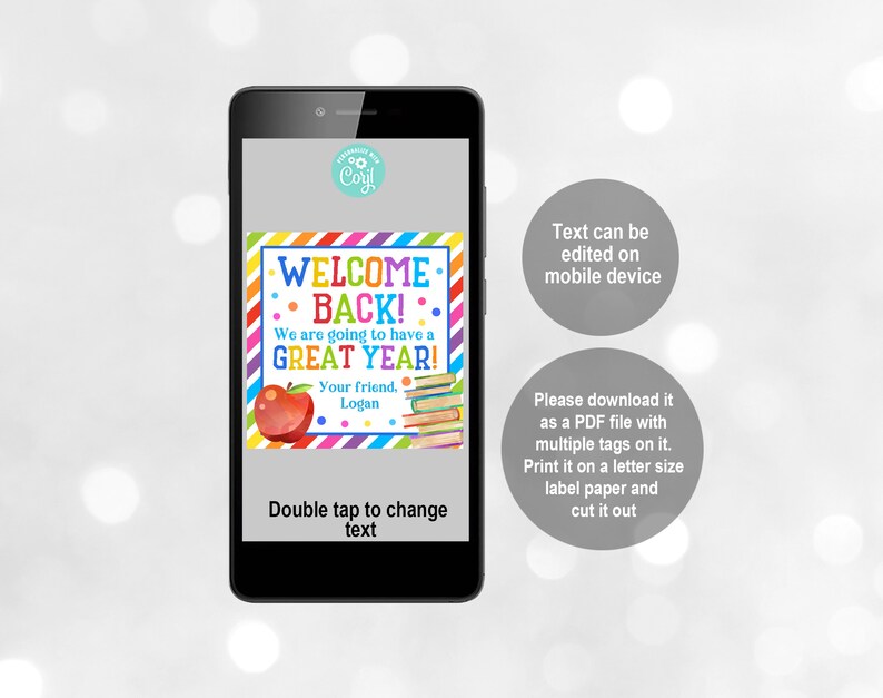 Welcome Back Tags Back to School Label First Day of School - Etsy