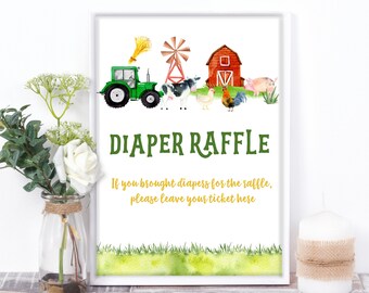 Farm Diaper Raffle - Etsy