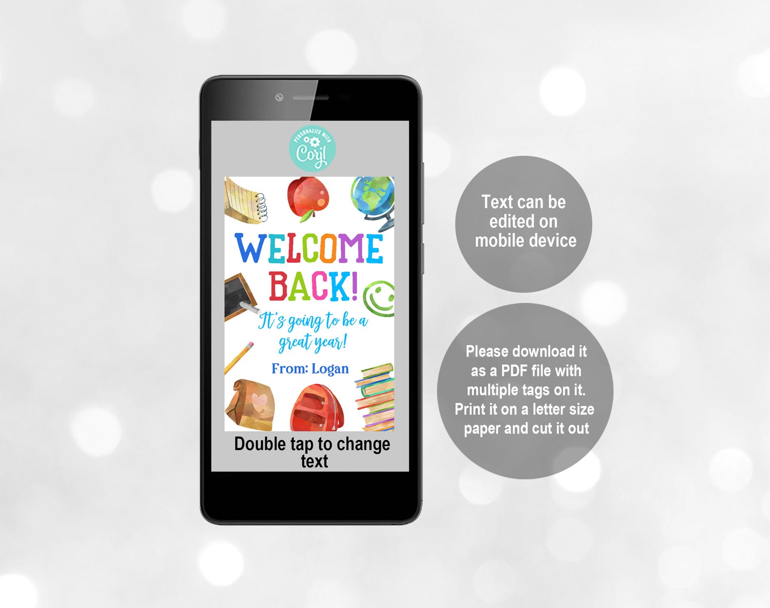 Welcome Back Tags Back to School Label First Day of School - Etsy