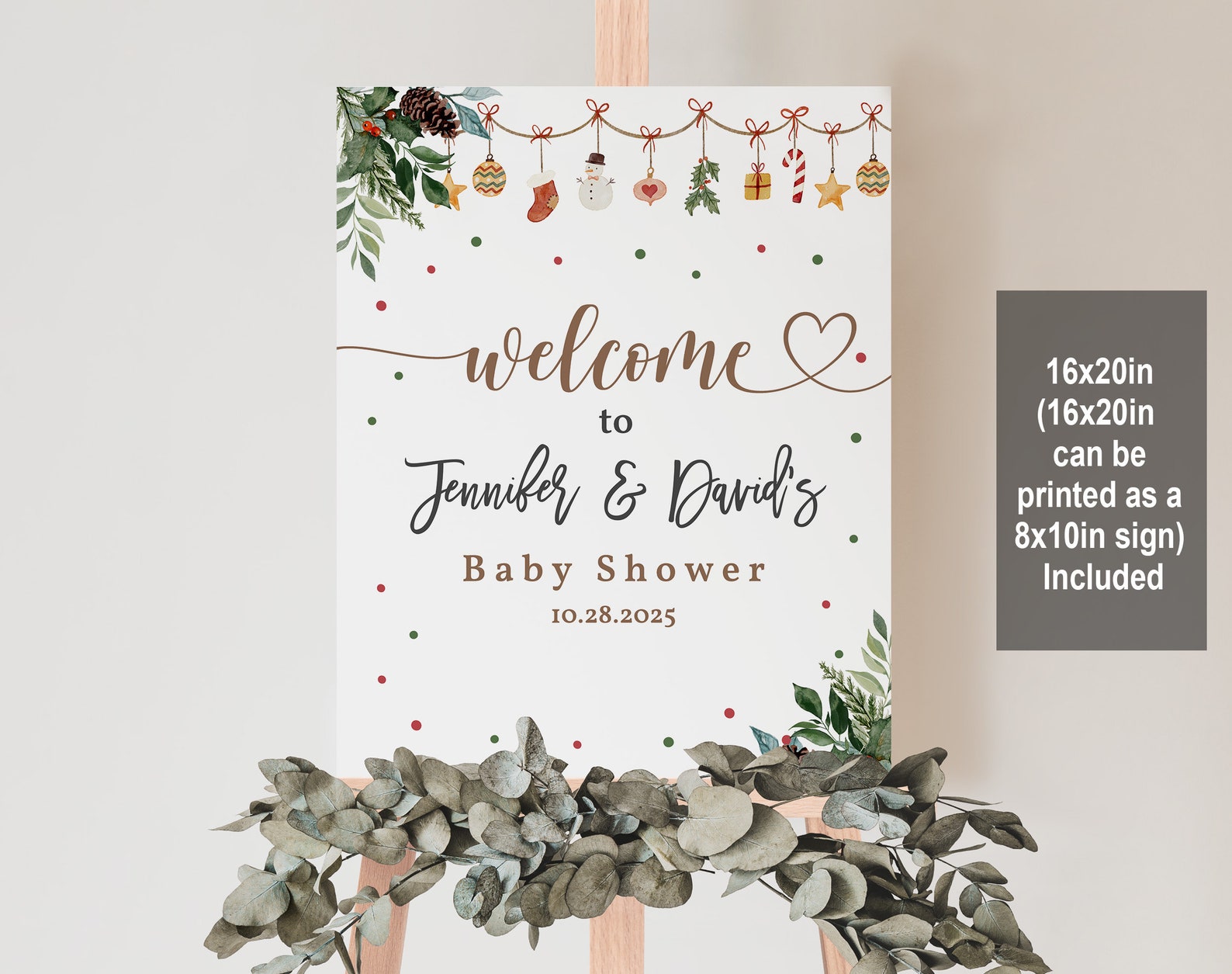 44 Fabulously Festive Ideas for the Perfect Christmas Baby Shower ...