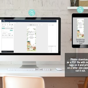 Storybook Baby Shower Bookmark Template Printable Book Themed Baby ...