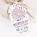 4th of July Popcorn Gift Tag Patriotic Fourth of July Tag Customer ...