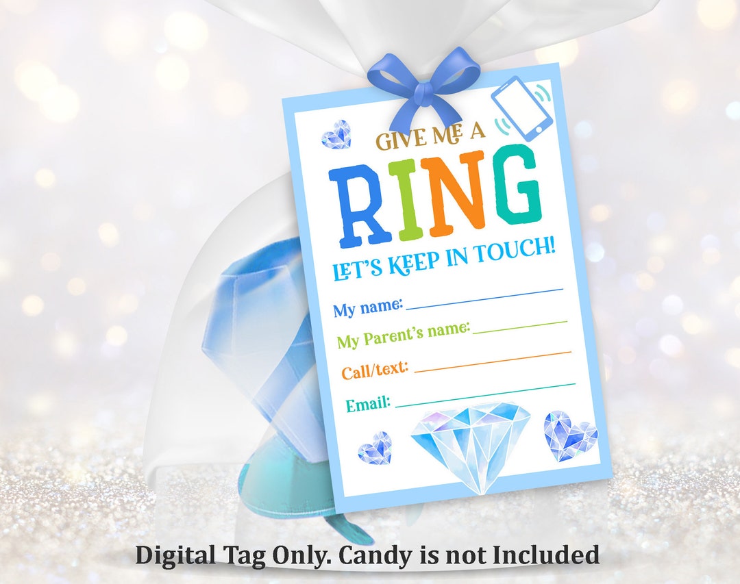 Give Me a Ring Tag End of School Year Tag Last Day of School - Etsy