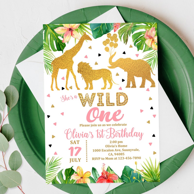 Wild One Printables - Etsy