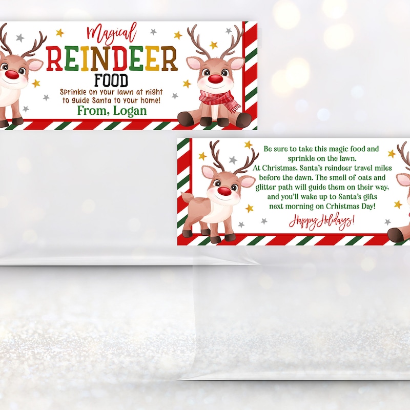 Reindeer Gift Tag - 60+ Gift Ideas for 2024