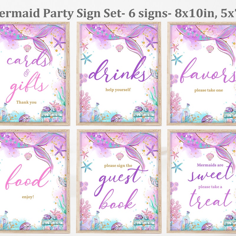 Mermaid Birthday Party - Etsy