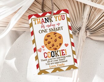 Thank You for Making Me One Smart Cookie Teacher Appreciation Sugar ...