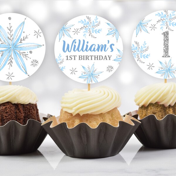 Snowflake Birthday Decor - Etsy