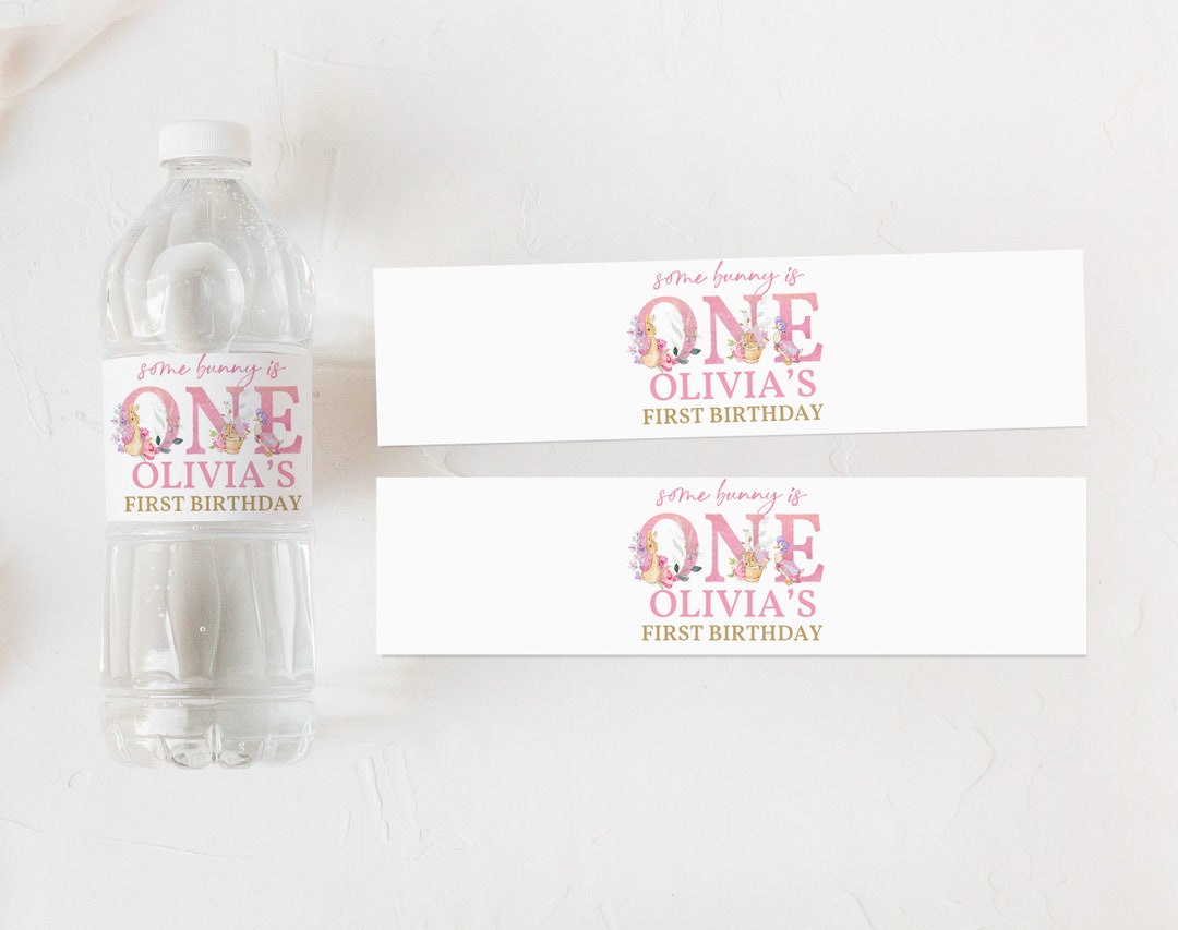Editable Peter Rabbit Water Bottle Labels Peter Rabbit Party - Etsy