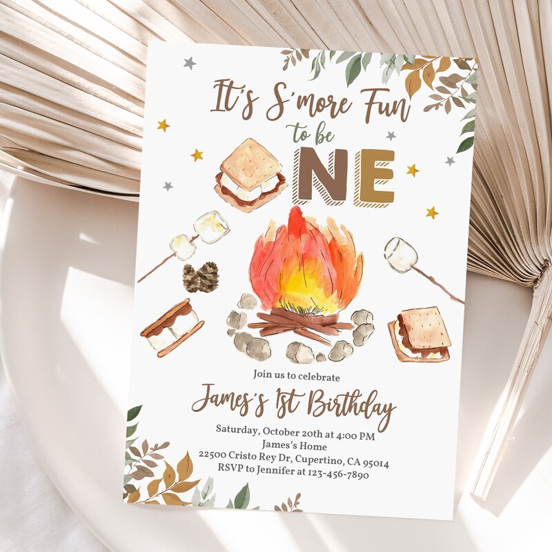 Smores 1st Birthday - Etsy