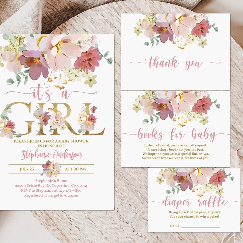 Flower Girl Invite - Etsy