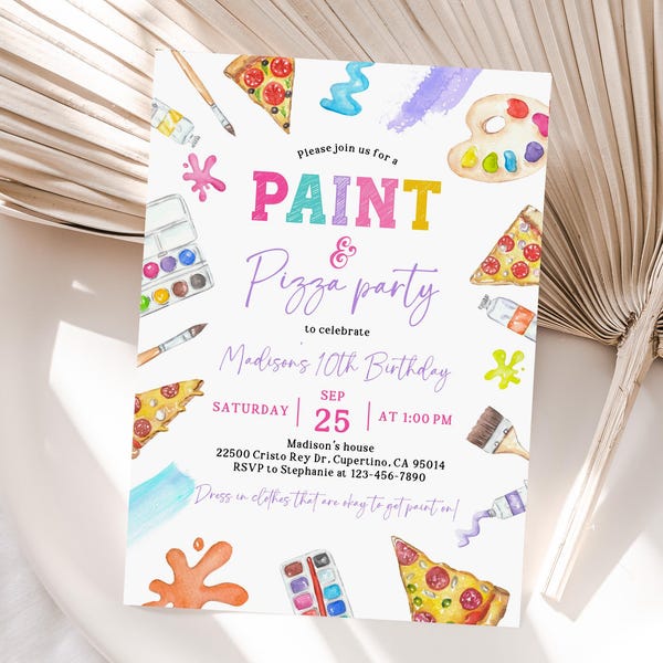 Pizza Girls Painting - Etsy