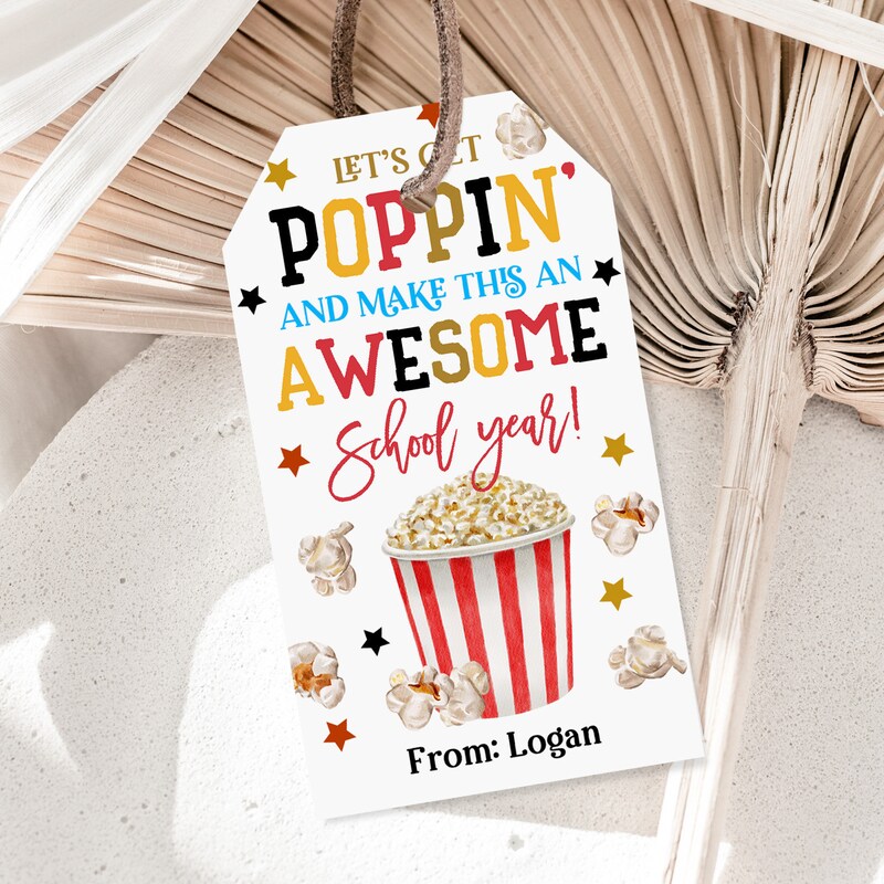 Popcorn Back to School - Etsy