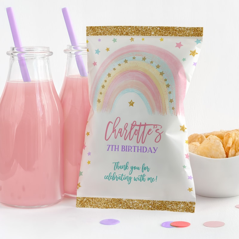 Rainbow Favor Bags - Etsy