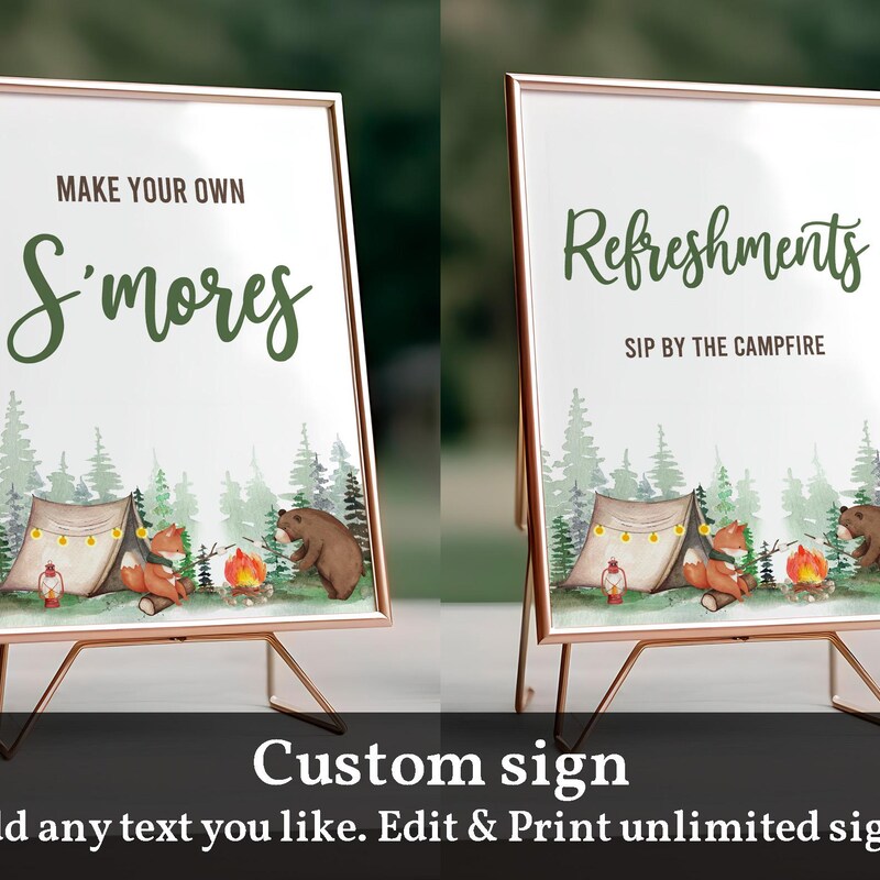 Welcome Camper Sign - Etsy