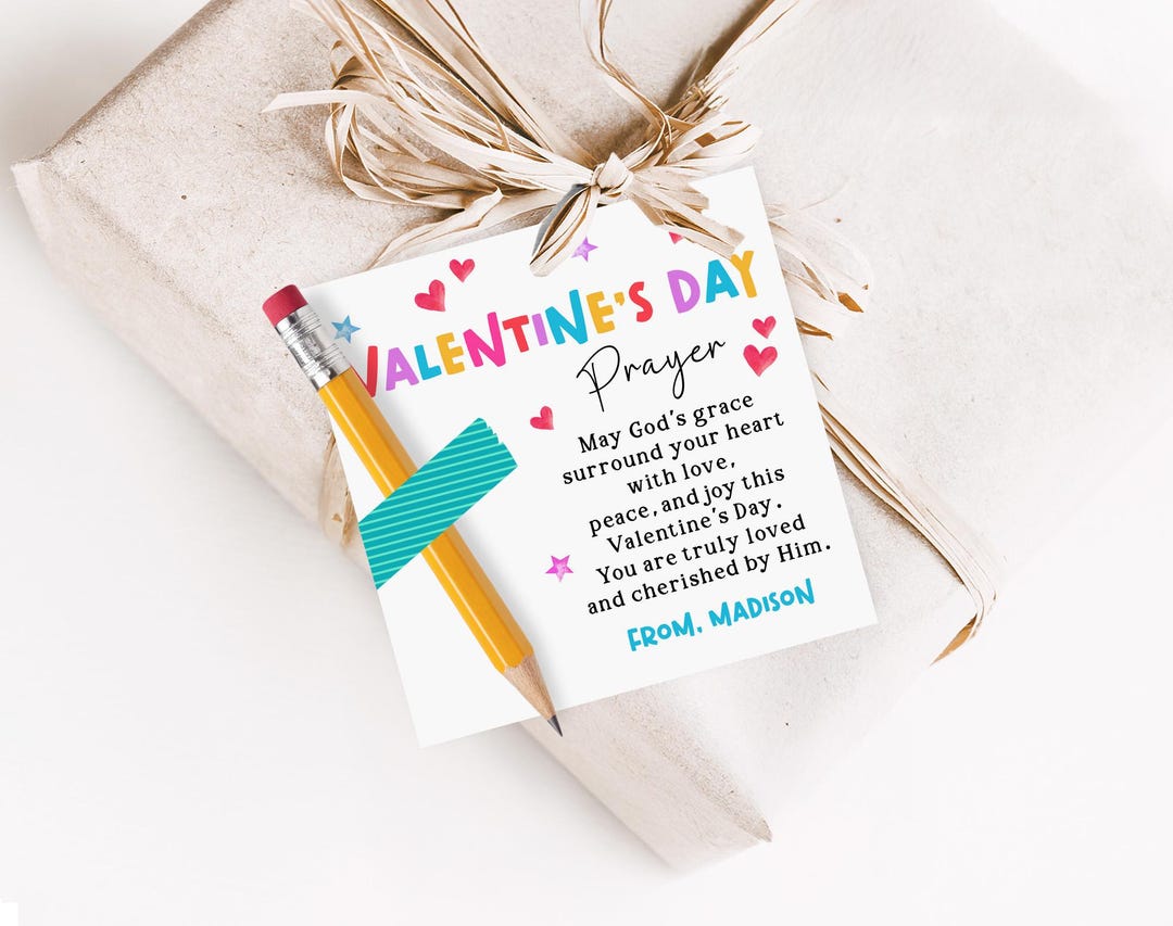 Valentine Gift Tag: Christian Prayer Card - Printable for Church Vat97 ...