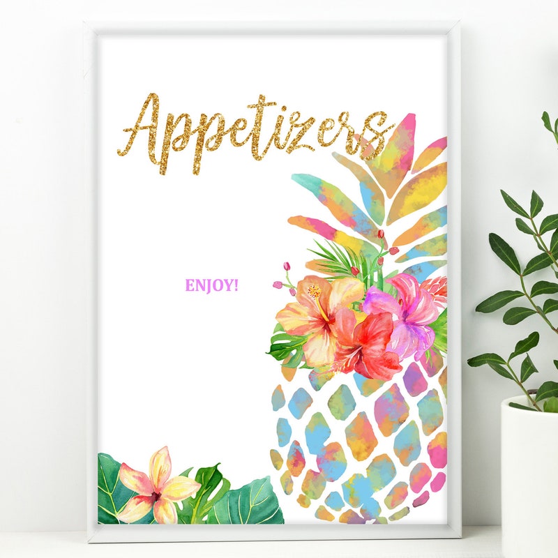 Appetizer Sign - Etsy