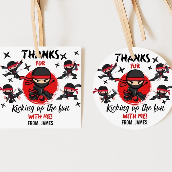 Ninja Party Favors - Etsy