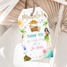 Hawaiian Luau Birthday Tag Aloha Birthday Thank You Tags Mahalo Favor ...