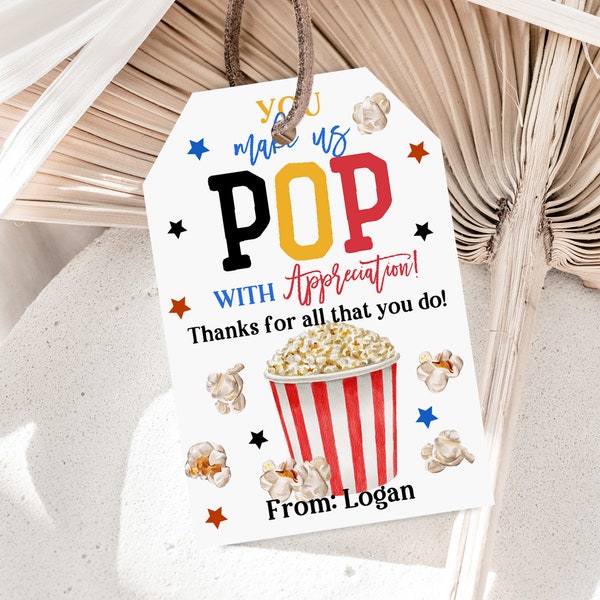 Teacher Appreciation Tags - Etsy