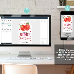 Have a Berry Sweet Summer Tag Editable End of School Year Gift Tags ...