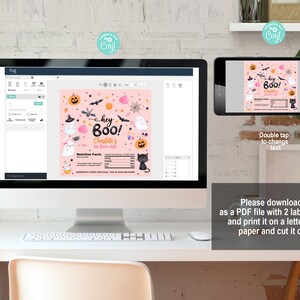 Pink Halloween Ghost Candy Bar Wrapper Pink Ghost Hey Boo - Etsy