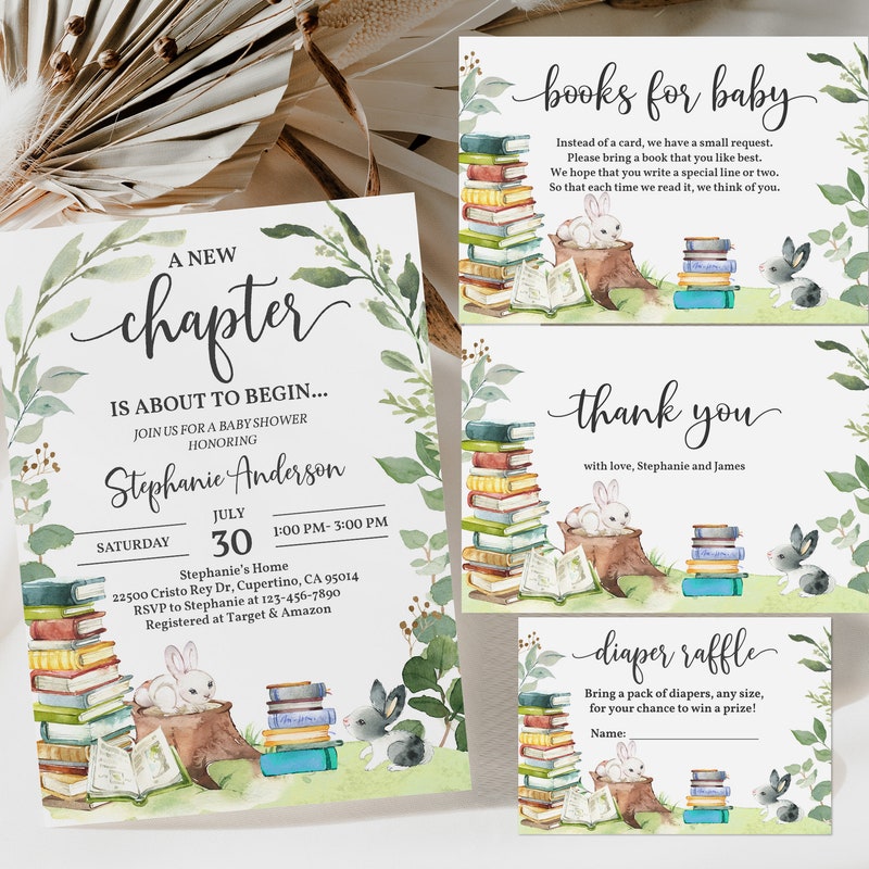 Storybook Invitation - Etsy