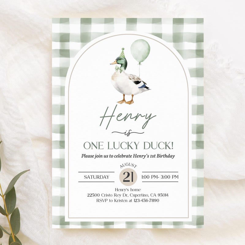 Duck First Birthdays - Etsy