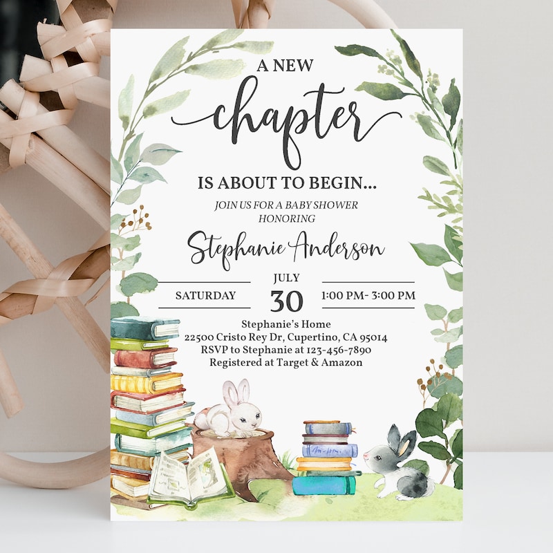 Storybook Invitation - Etsy