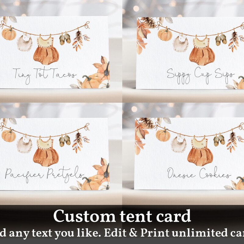 Autumn Place Cards - Etsy