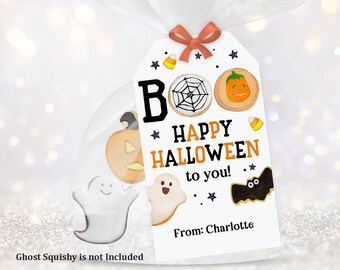 Halloween Tags for School Printable / Printable Halloween - Etsy
