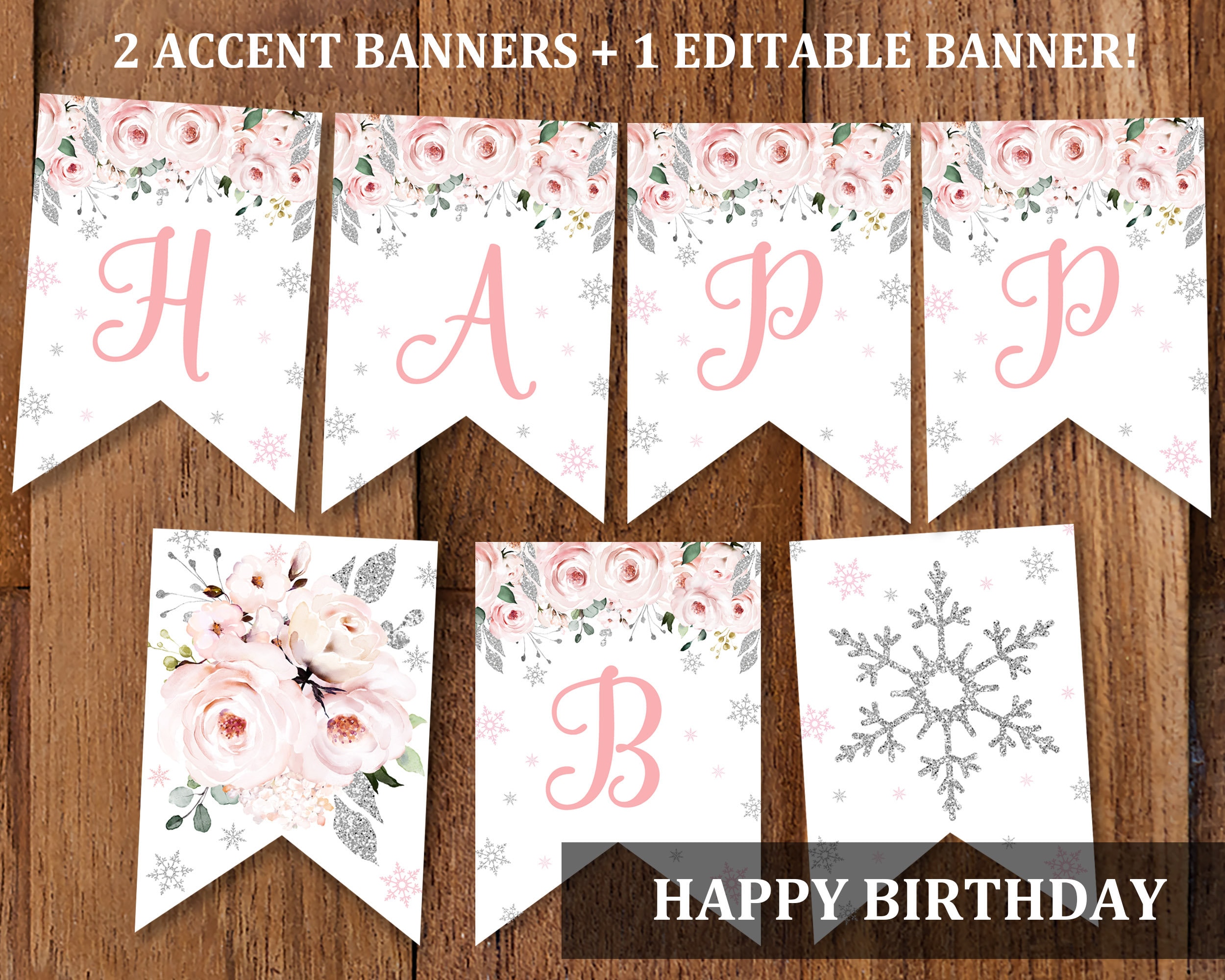Winter Wonderland Banner Printable