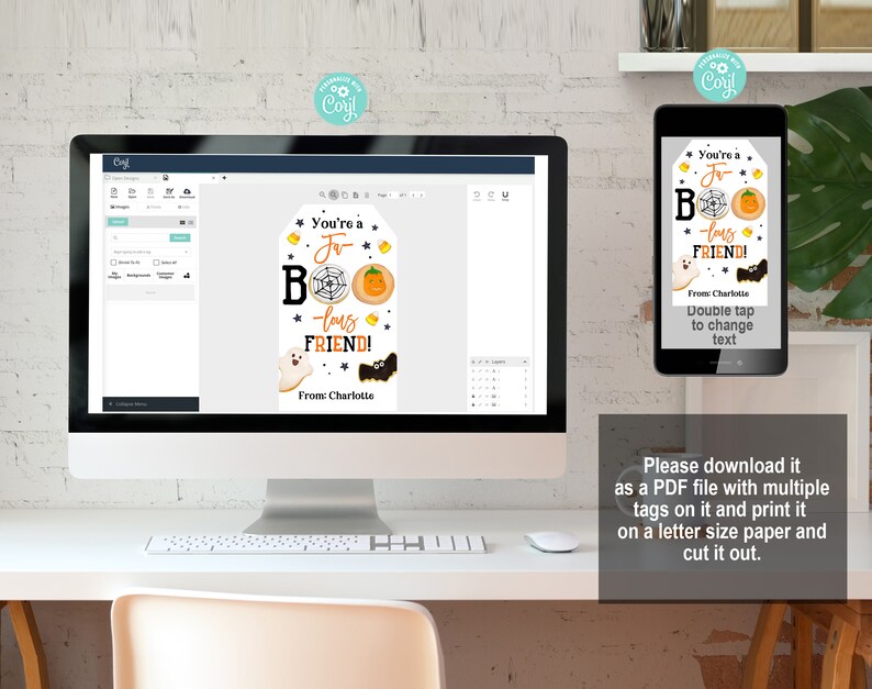 Halloween Gift Tags - Editable Classroom Treat Labels for Kids Haba - Etsy