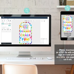 Chalk Full of Fun Tags End of School Year Gift Tags Preschool Classroom ...