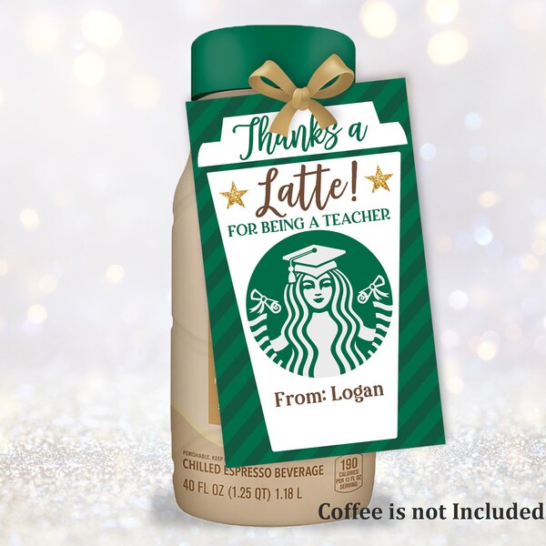 Thanks a Latte - Etsy