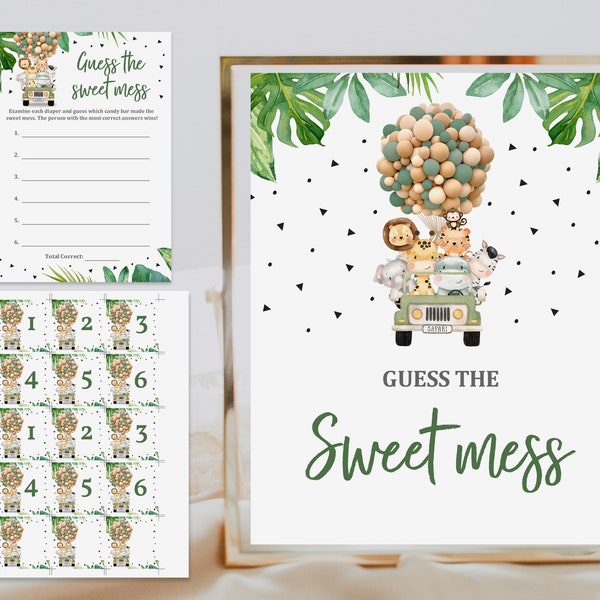 Guess the Sweet Mess - Etsy