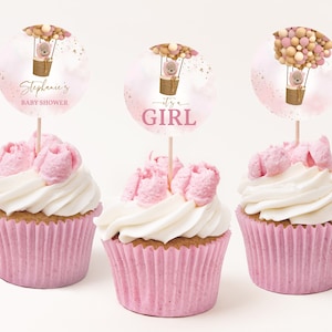 Teddy Bear Cupcake Topper Bear Party Cake Topper Baby Shower Girl Party ...